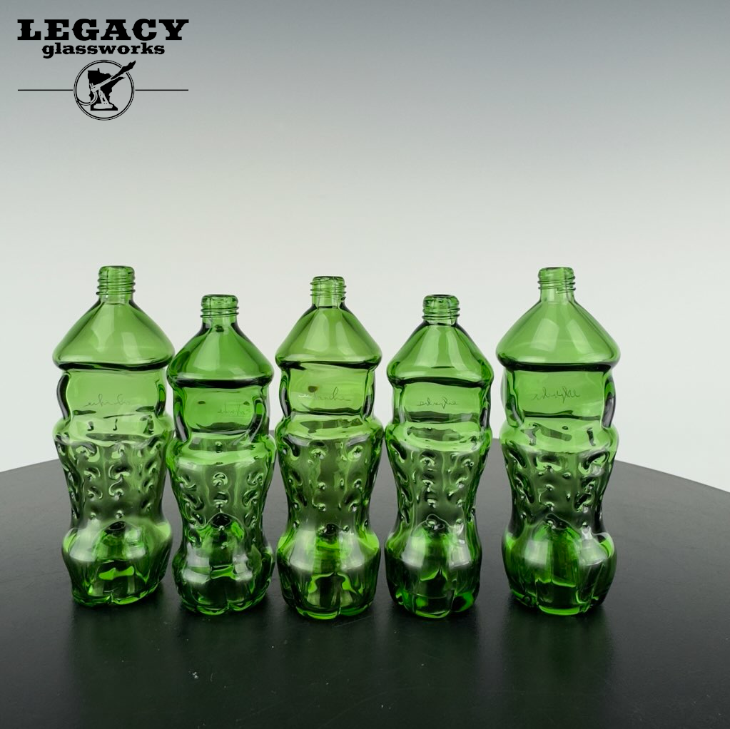 Matt Eskuche Sprite Trash Bottle Chillum | Legacy Glassworks