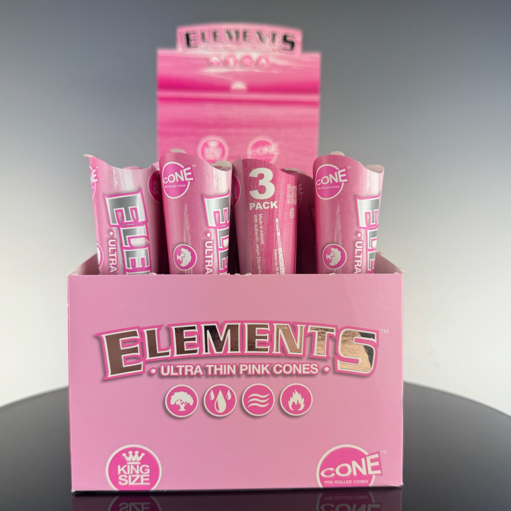 Elements King Size Pink Cone | Legacy Glassworks