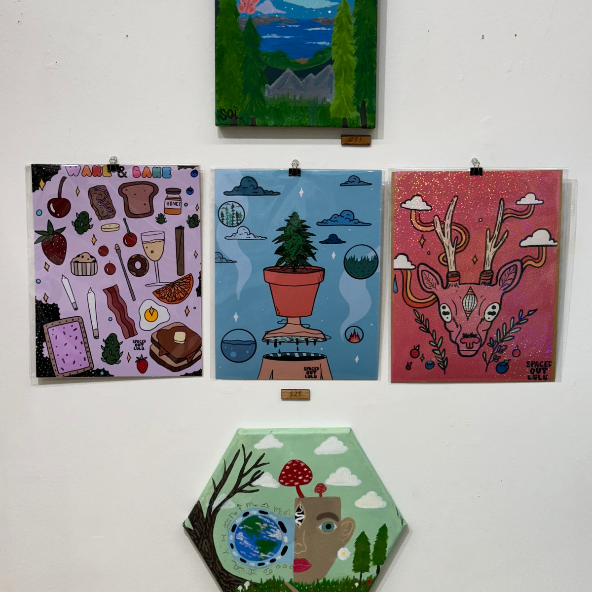 Spaced Out Lulu Prints Rycrafted 2023 | Legacy Glassworks