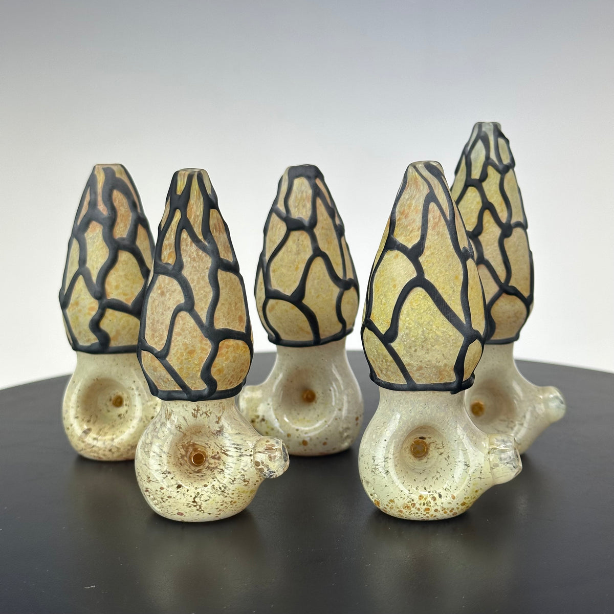 Chad G Morel Mushroom Spoon "F&FM 2023" | Legacy Glassworks