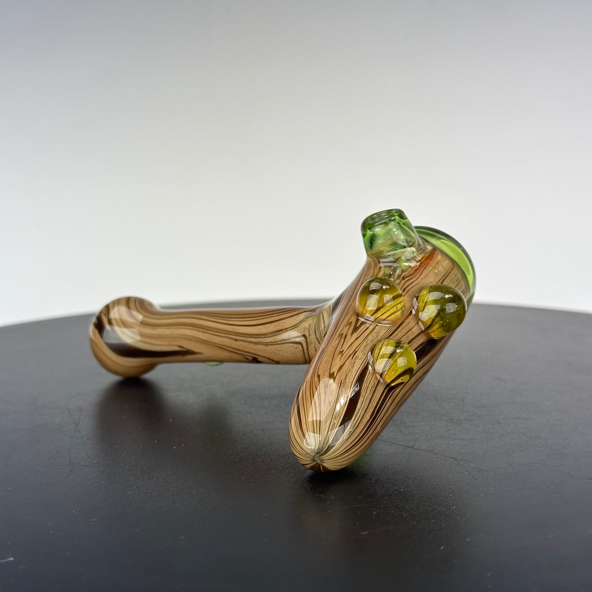 Chad G Woodgrain Green Hammer "F&FM 2023" | Legacy Glassworks