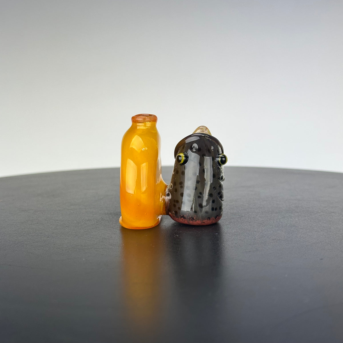 Trapper Sunrise Fish Chillum "F&FM 2023" | Legacy Glassworks