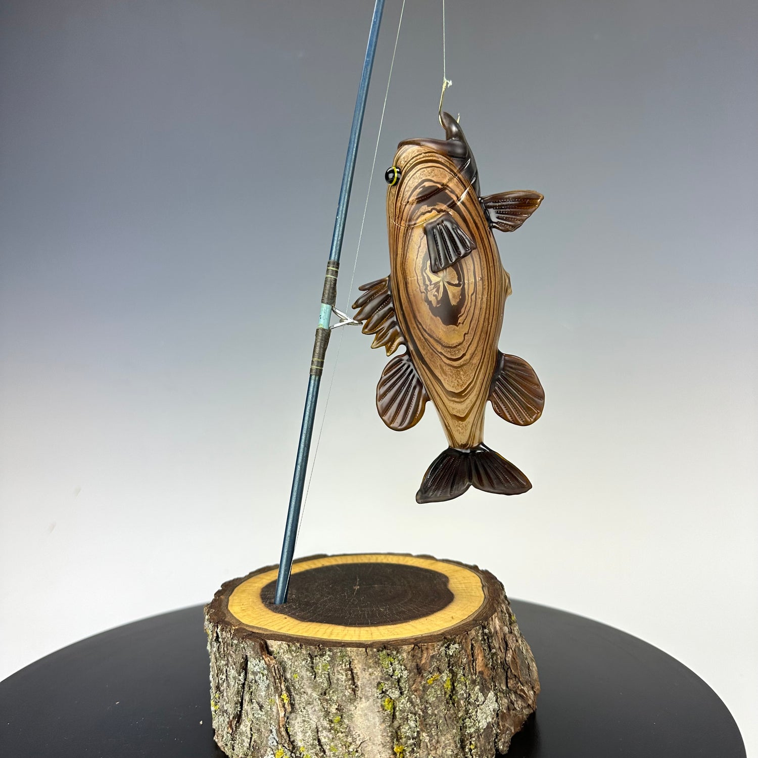 Chad G x Trapper Woodgrain Fish "F&FM 2023" | Legacy Glassworks