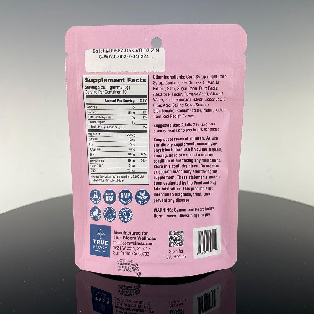 True Bloom Wellness Gummies | Legacy Glassworks