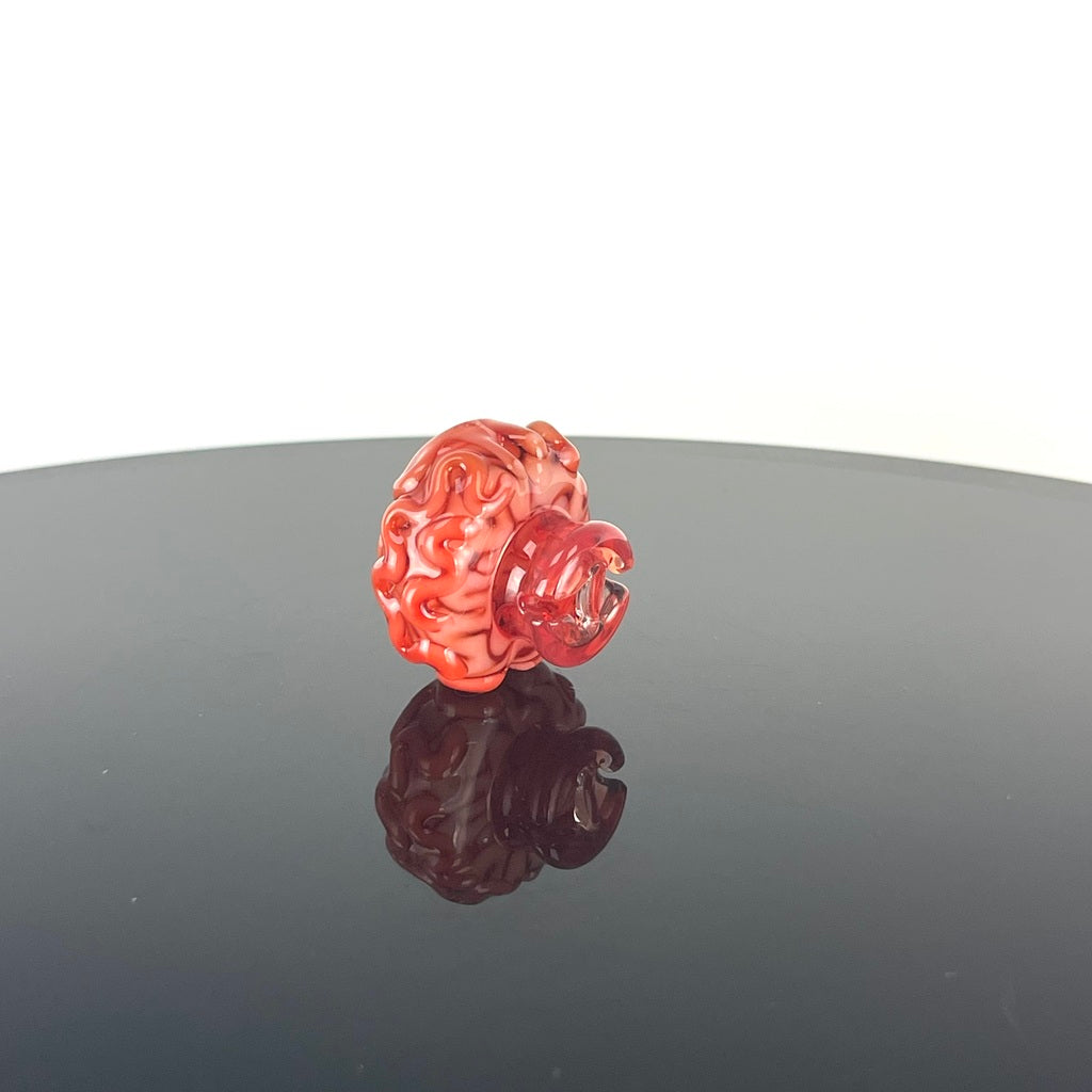 Algae Sculpted Brain Pivot Mouthpiece | Legacy Glassworks
