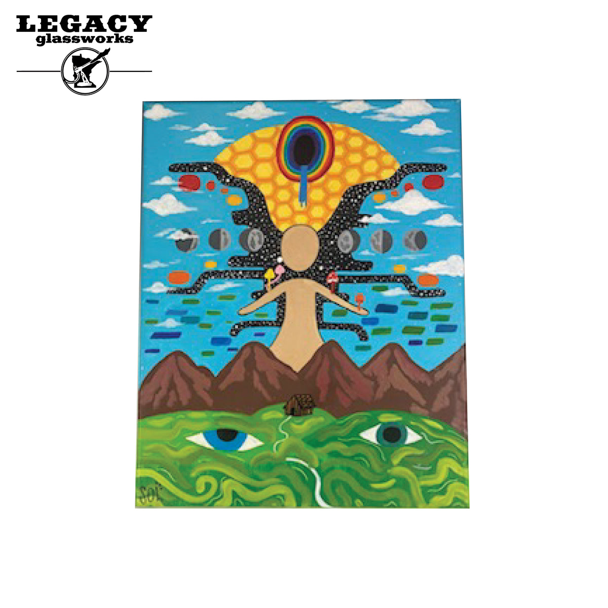 Spaced Out Lulu "A New World" Rycrafted 2023 | Legacy Glassworks