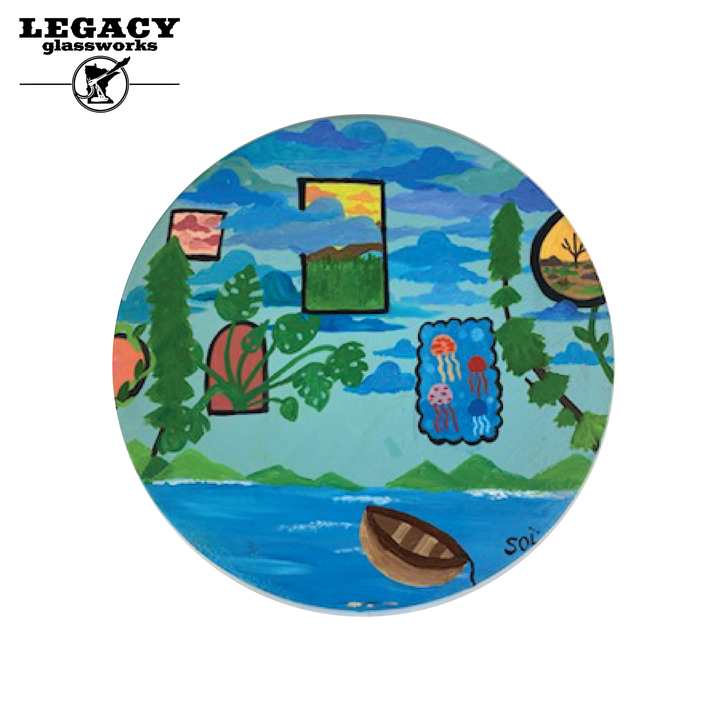 Spaced Out Lulu "Windows of the Sea" Rycrafted 2023 | Legacy Glassworks