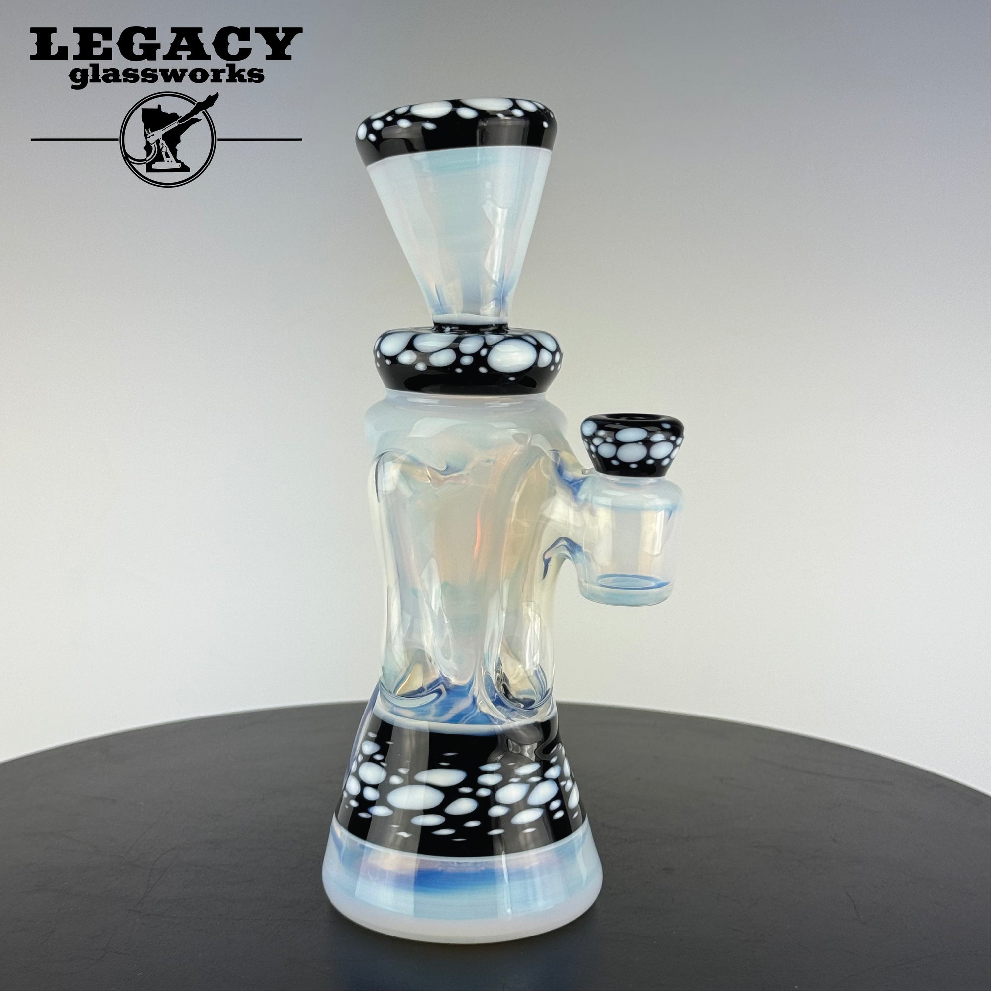 Rycrafted "Black & White Dot Work Recycler" Rycrafted 2023 | Legacy ...