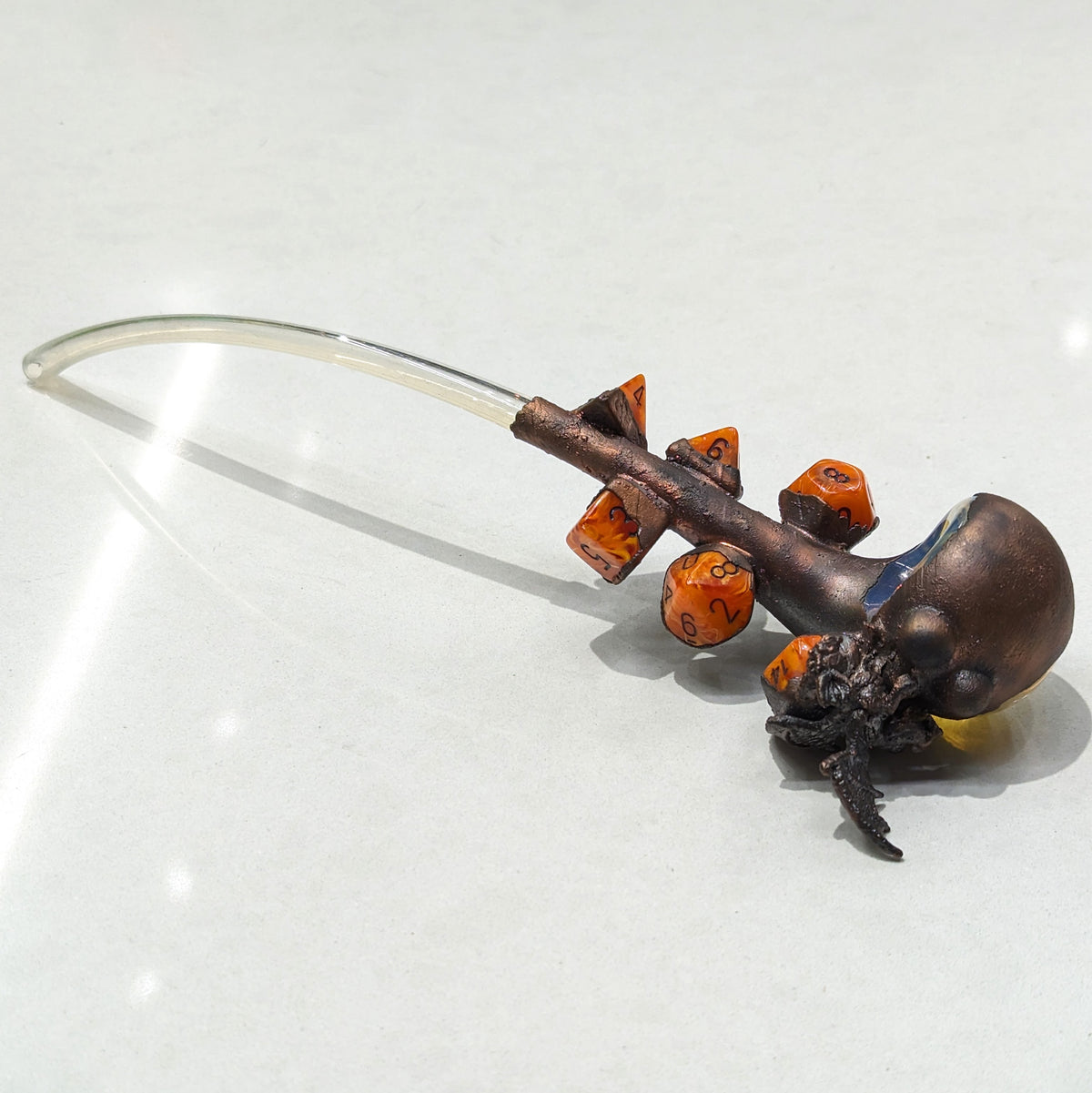 Infinite Alchemics x Ray Mondy Fumed D20 Gandalf | Legacy Glassworks