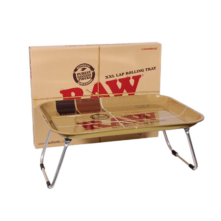 Raw XXL Lap Rolling Tray | Legacy Glassworks