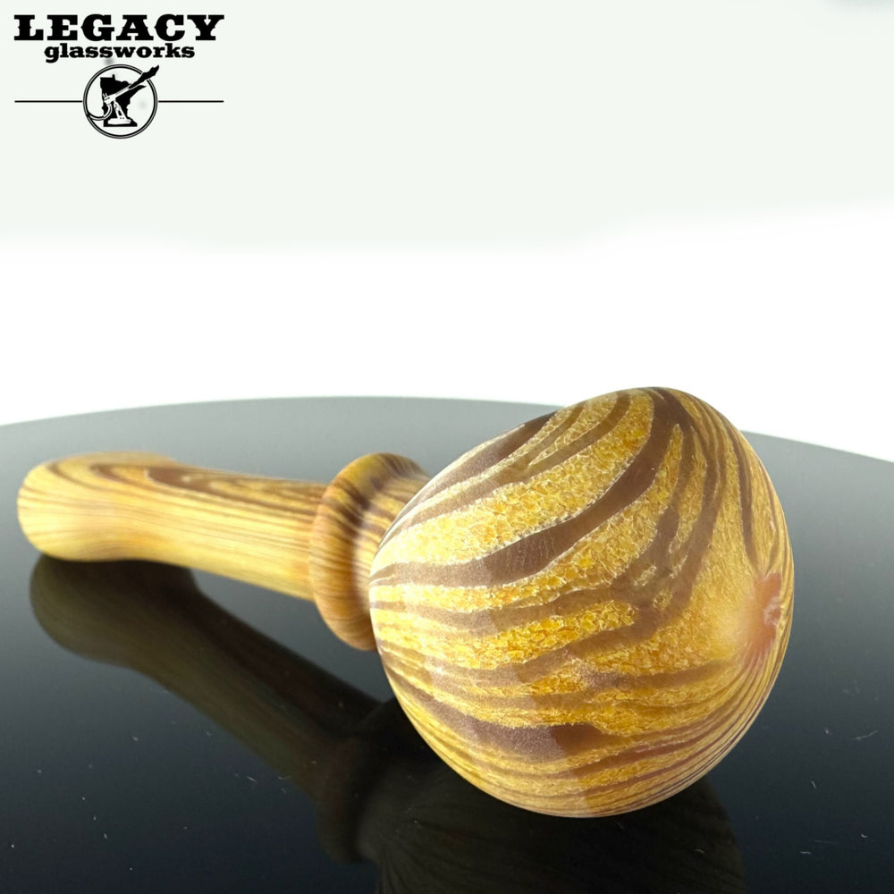 Stone Tech Glass Woodgrain Spoon | Legacy Glassworks