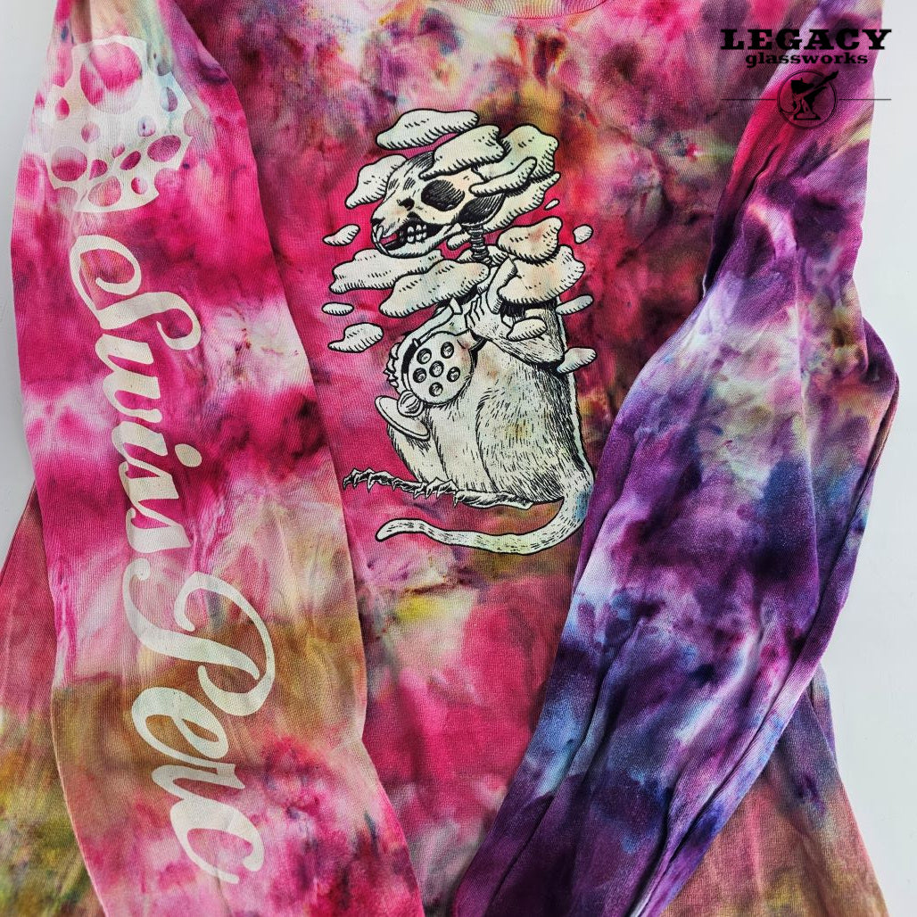 Swiss Perc Tie Dye Long Sleeve Shirt | Legacy Glassworks