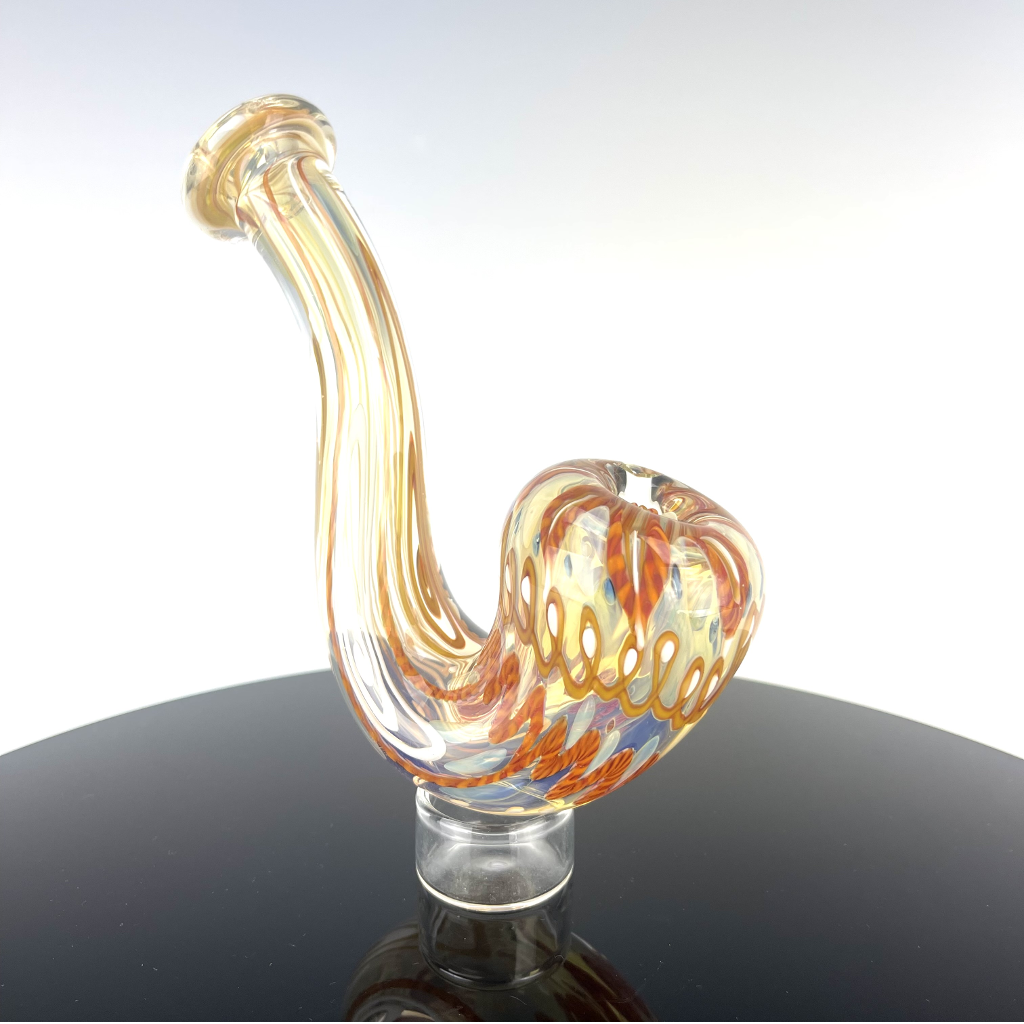 Firekist 1/2lb-ish Fumed Inside Out Sherlock | Legacy Glassworks