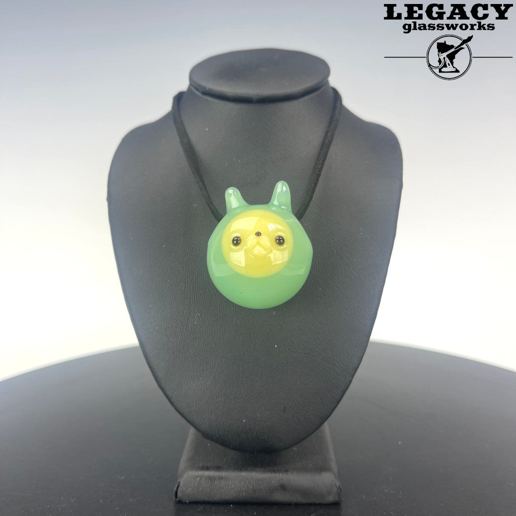 Aquariust Basic Green Chappy Pendant | Legacy Glassworks