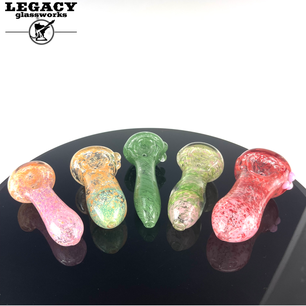 Happy Mess Glass Frit Spoon | Legacy Glassworks