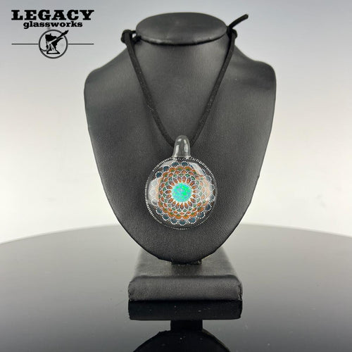 Joe Howe Dot Stack Opal Pendant | Legacy Glassworks