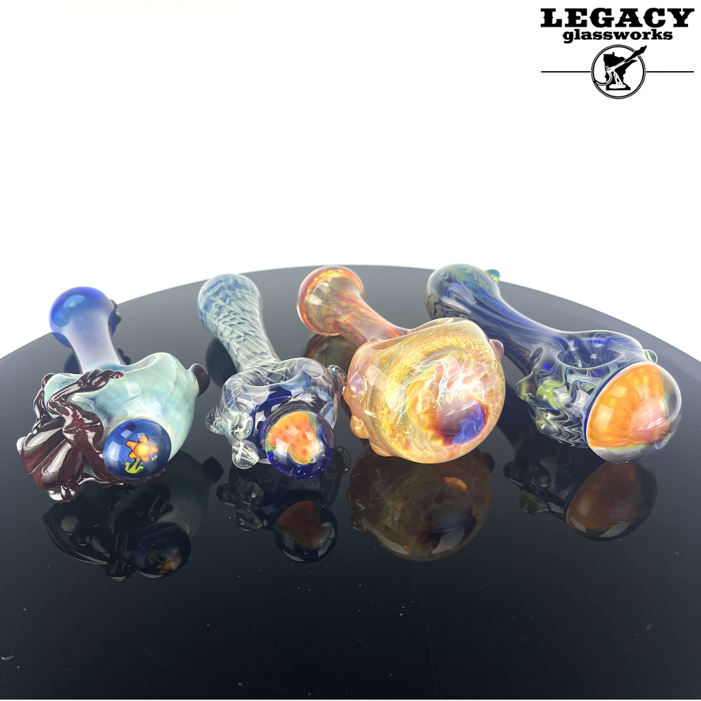 Alternative Glass Cap Spoons | Legacy Glassworks
