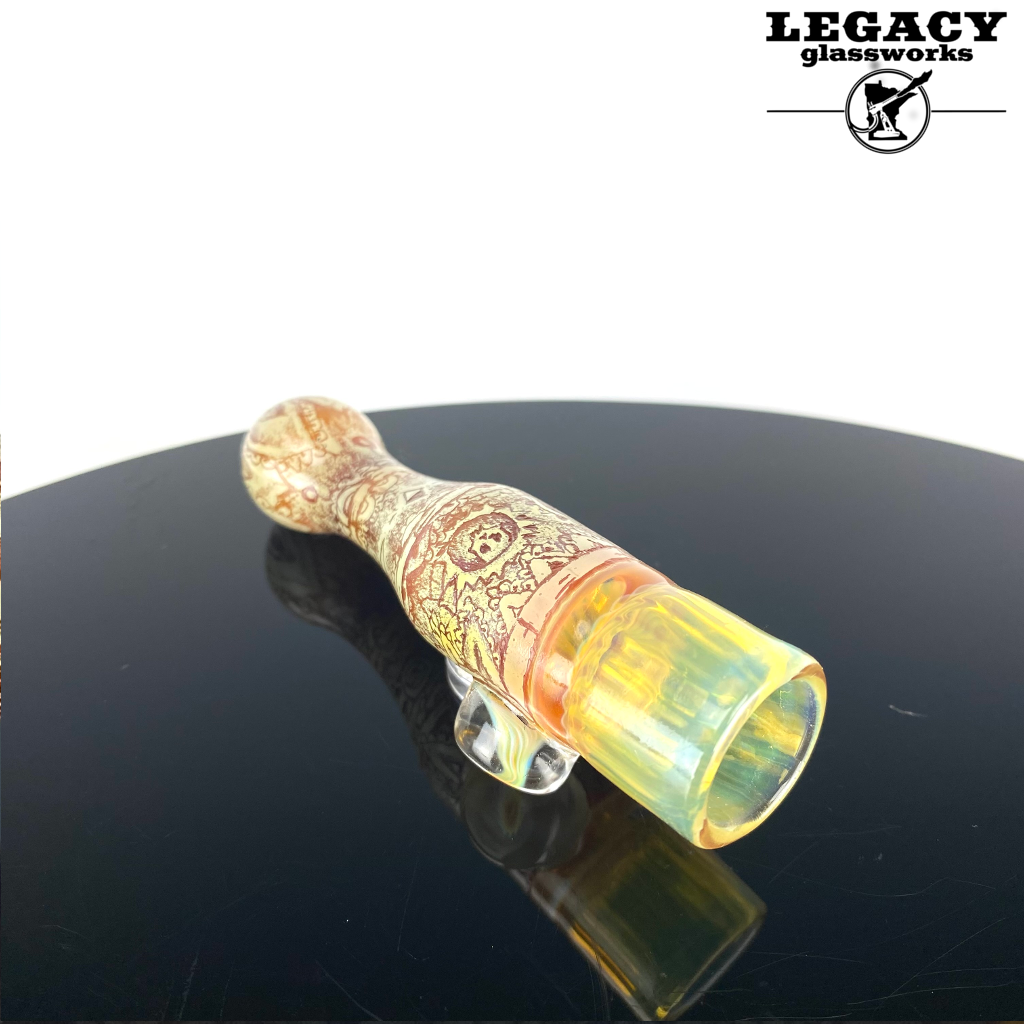 Trevy Metal Chillum Aztec 2024 | Legacy Glassworks