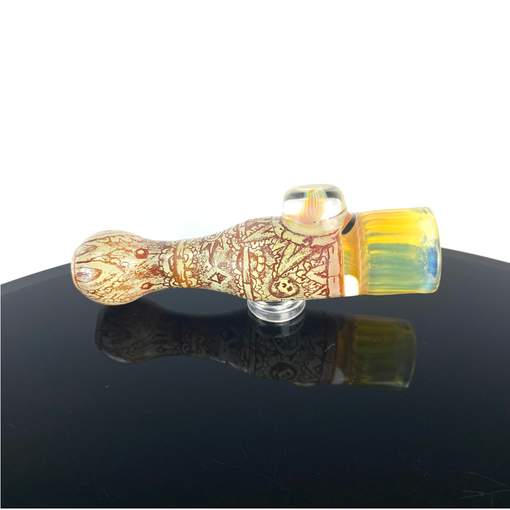 Trevy Metal Chillum Aztec 2024 | Legacy Glassworks