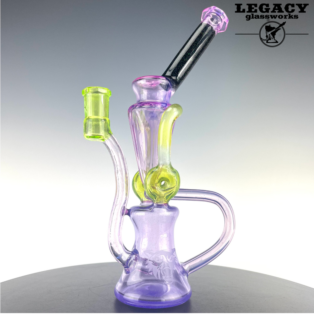 Wolfe Glass Double Donut Floater | Legacy Glassworks