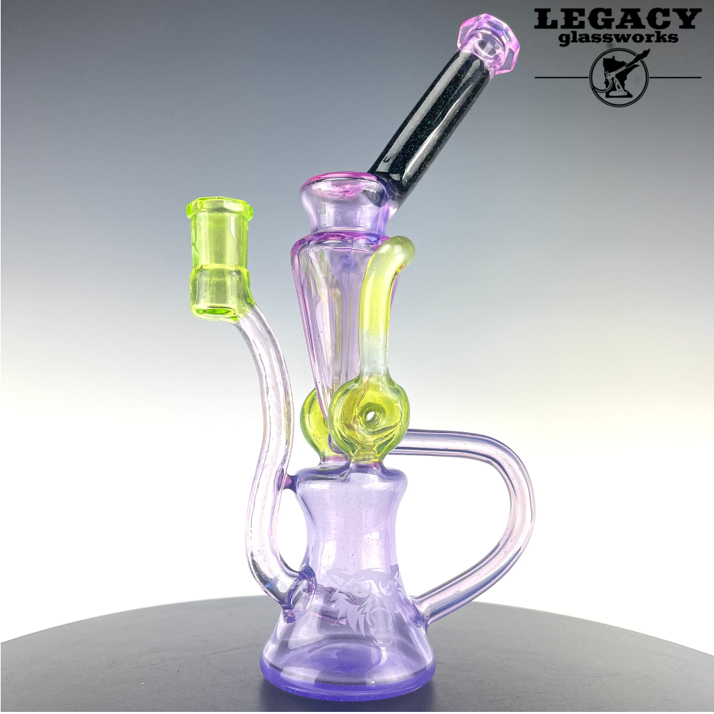 Wolfe Glass Double Donut Floater | Legacy Glassworks