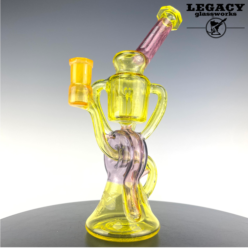 Wolfe Glass Triple Single Donut | Legacy Glassworks