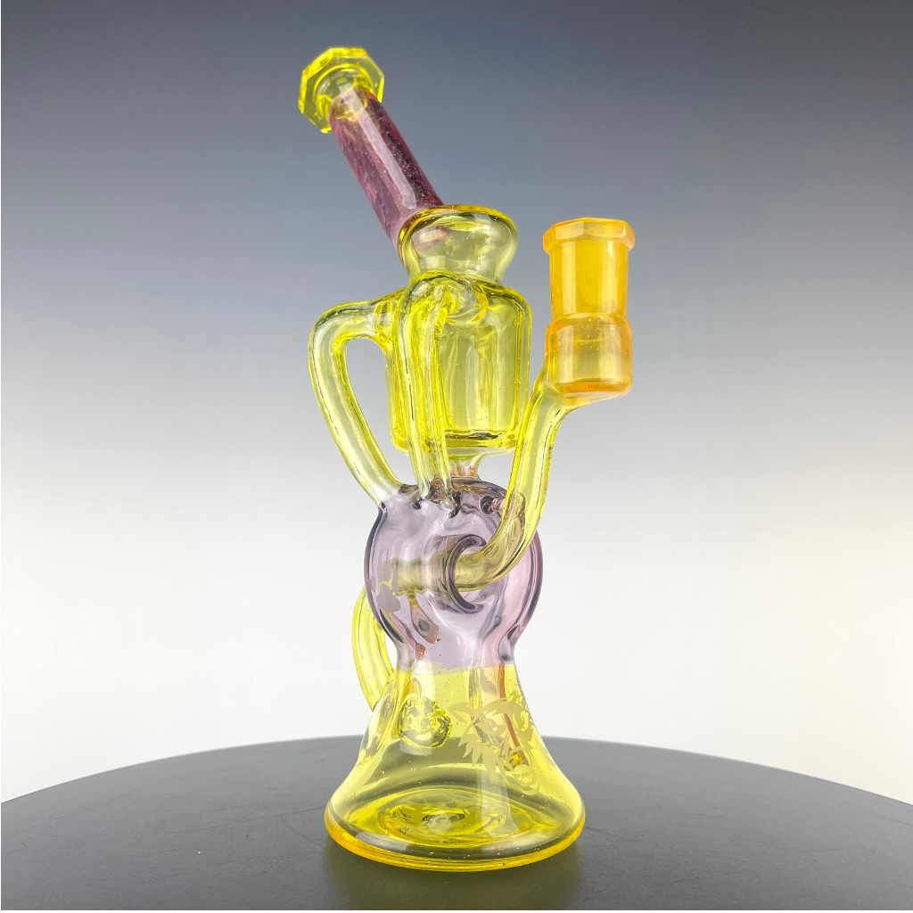 Wolfe Glass Triple Single Donut | Legacy Glassworks