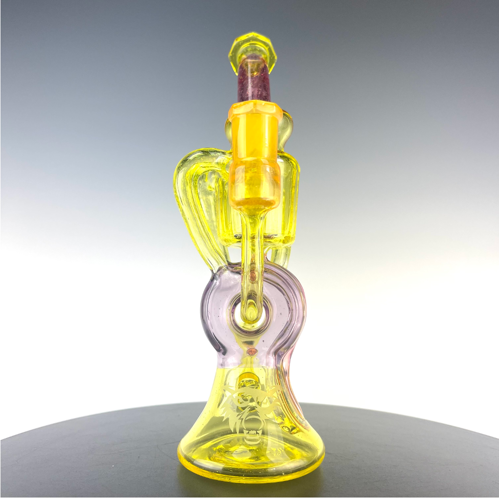 Wolfe Glass Triple Single Donut | Legacy Glassworks