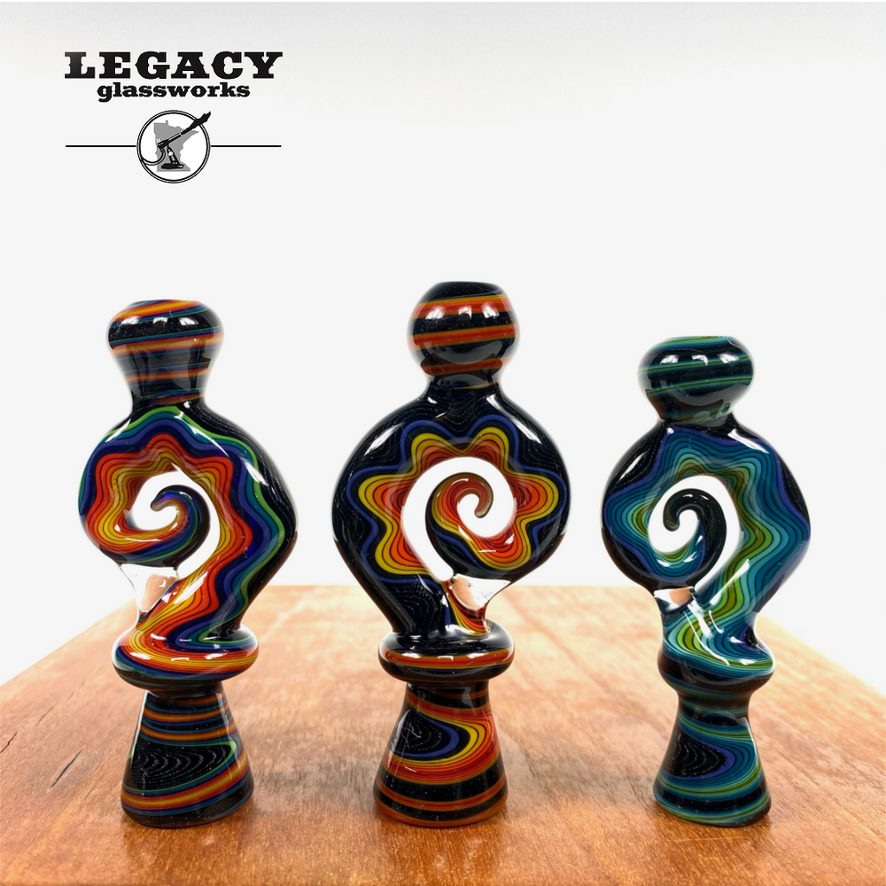 Andy G WigWag Curly Pinchie | Legacy Glassworks