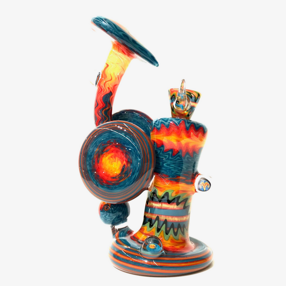 Andy G Wig Wag Bubbler | Legacy Glassworks