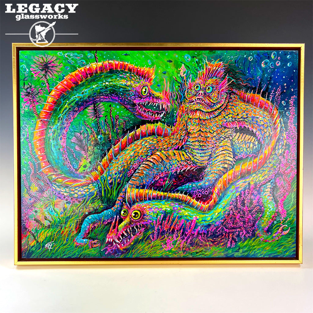 Eli Libson Painting “Troubled Waters” | Legacy Glassworks