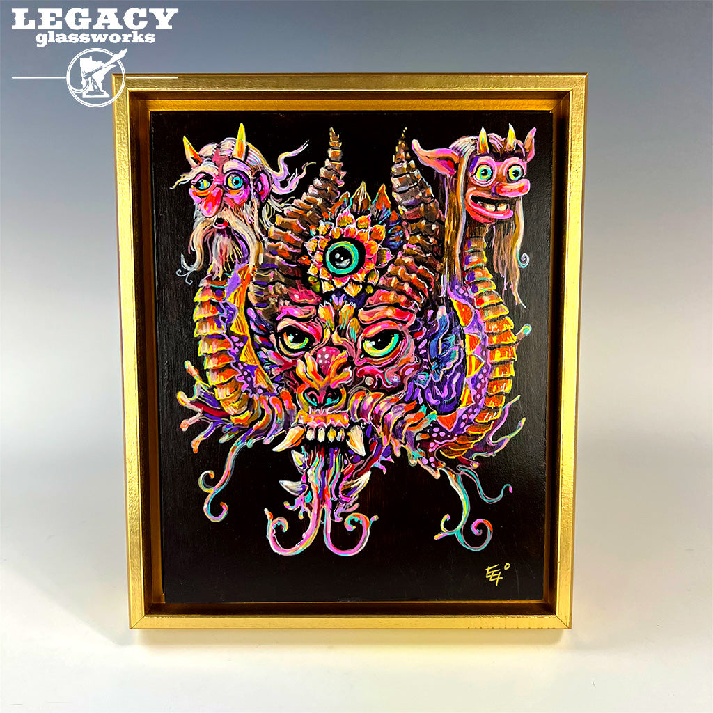 Eli Libson Painting “Third Eye Demon” | Legacy Glassworks