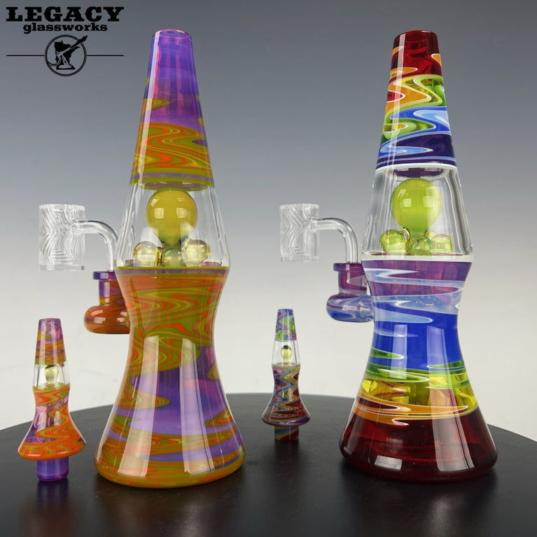 Bluegrass Lava Lamp | Legacy Glassworks