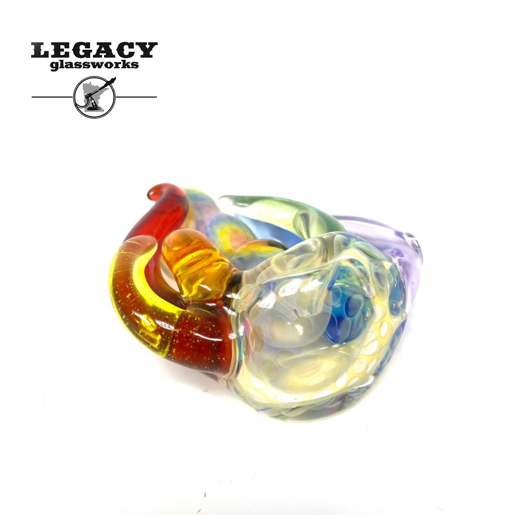 Boro Benjamin Rainbow Spoon | Legacy Glassworks