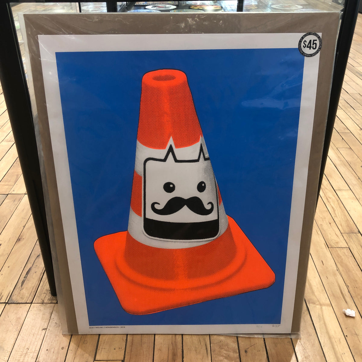 Boxy Mouse Cone Print | Legacy Glassworks