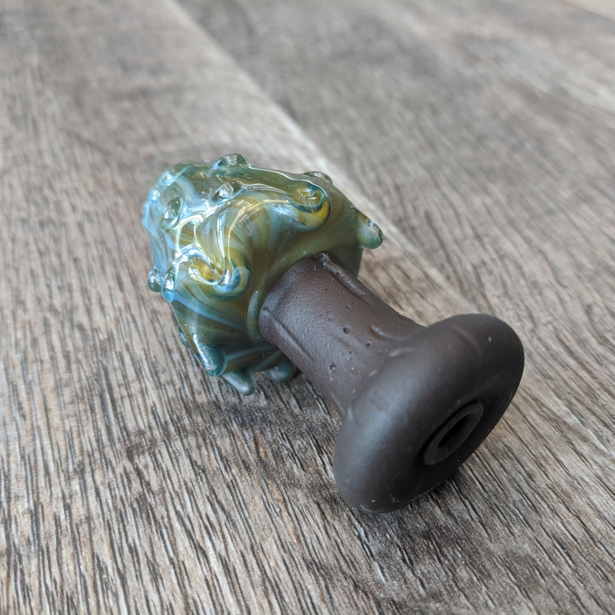 Chad G Woodgrain Tree Carb Cap | Legacy Glassworks