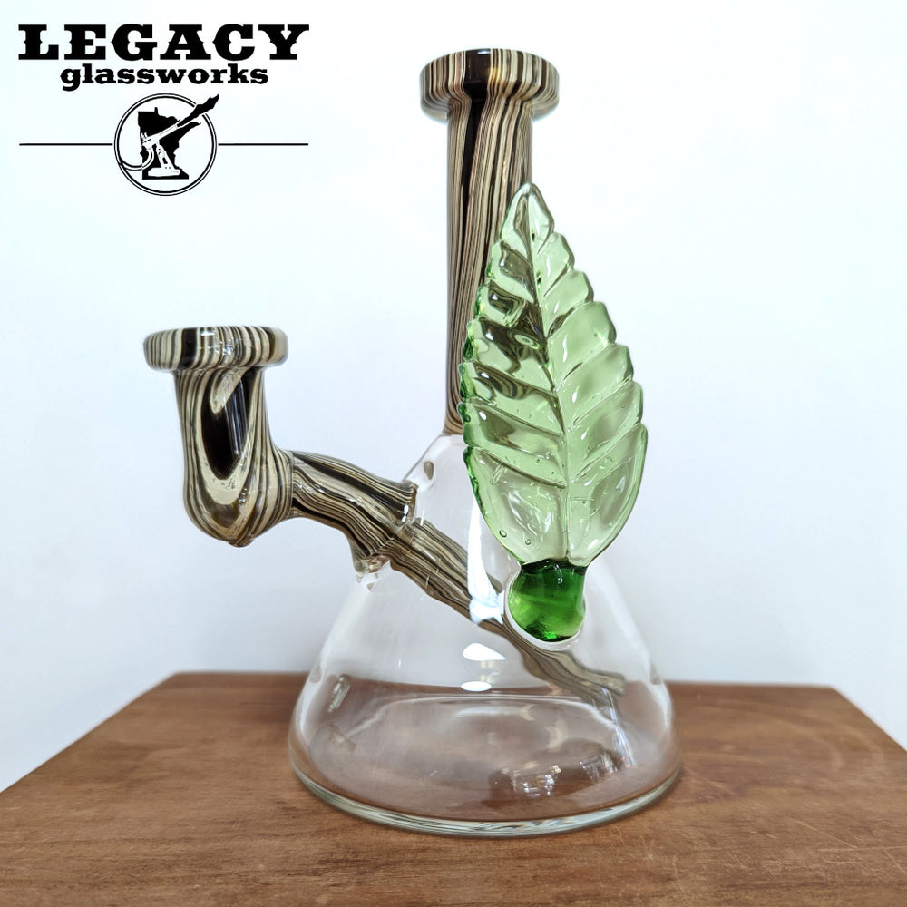 Chad G Woodgrain Banger Hanger | Legacy Glassworks