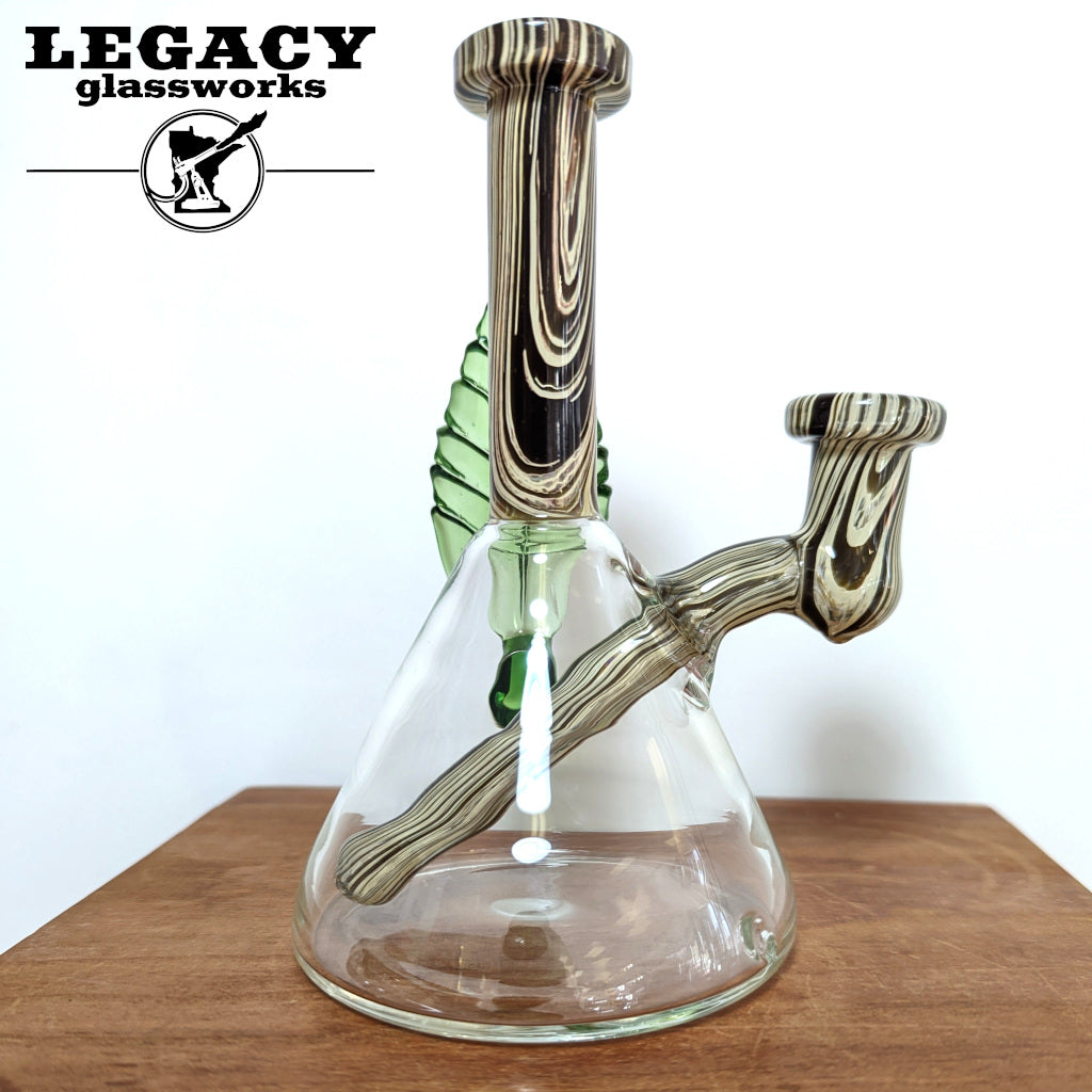 Chad G Woodgrain Banger Hanger | Legacy Glassworks