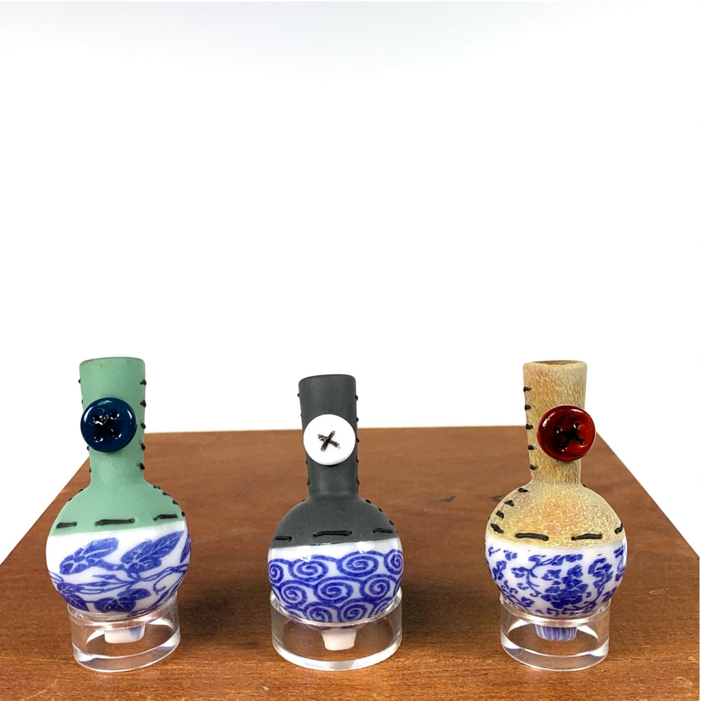 Muller x Kurt B 30mm Bubble Caps | Legacy Glassworks