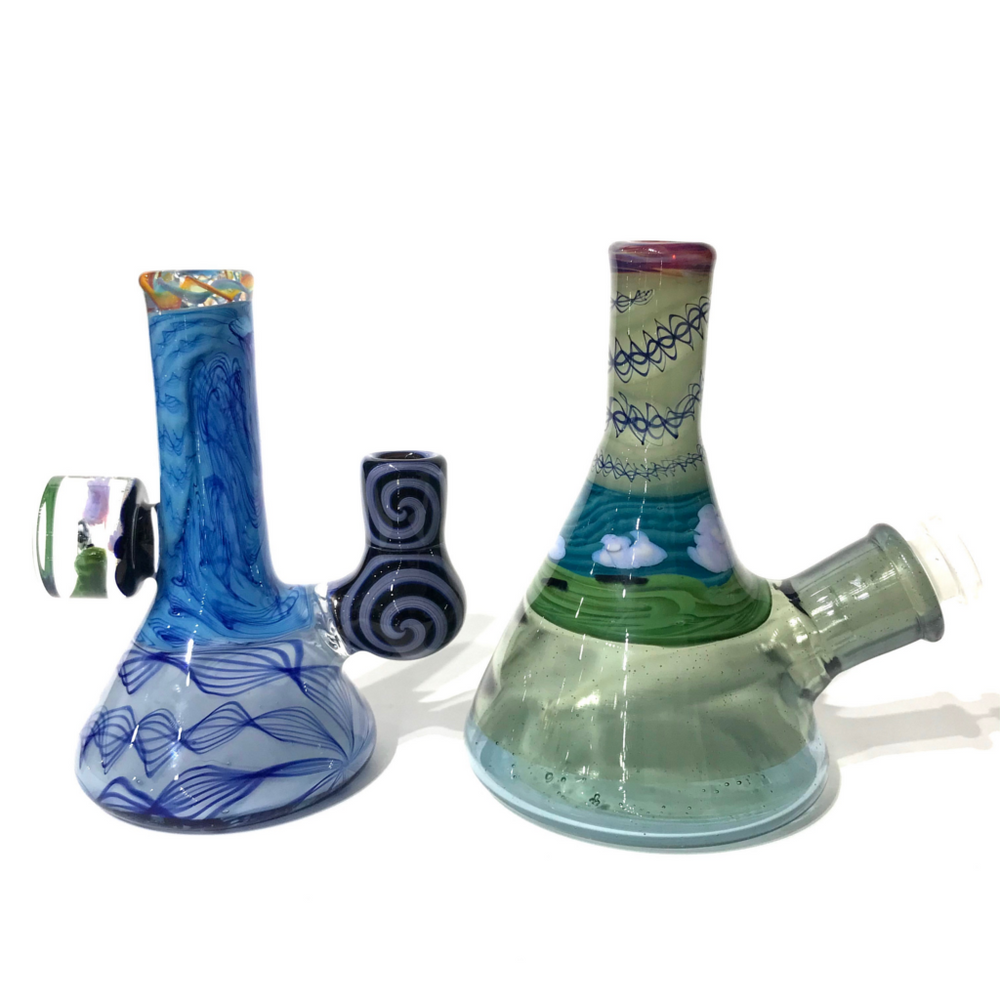 Fat Pinky Worked Mini Tubes | Legacy Glassworks