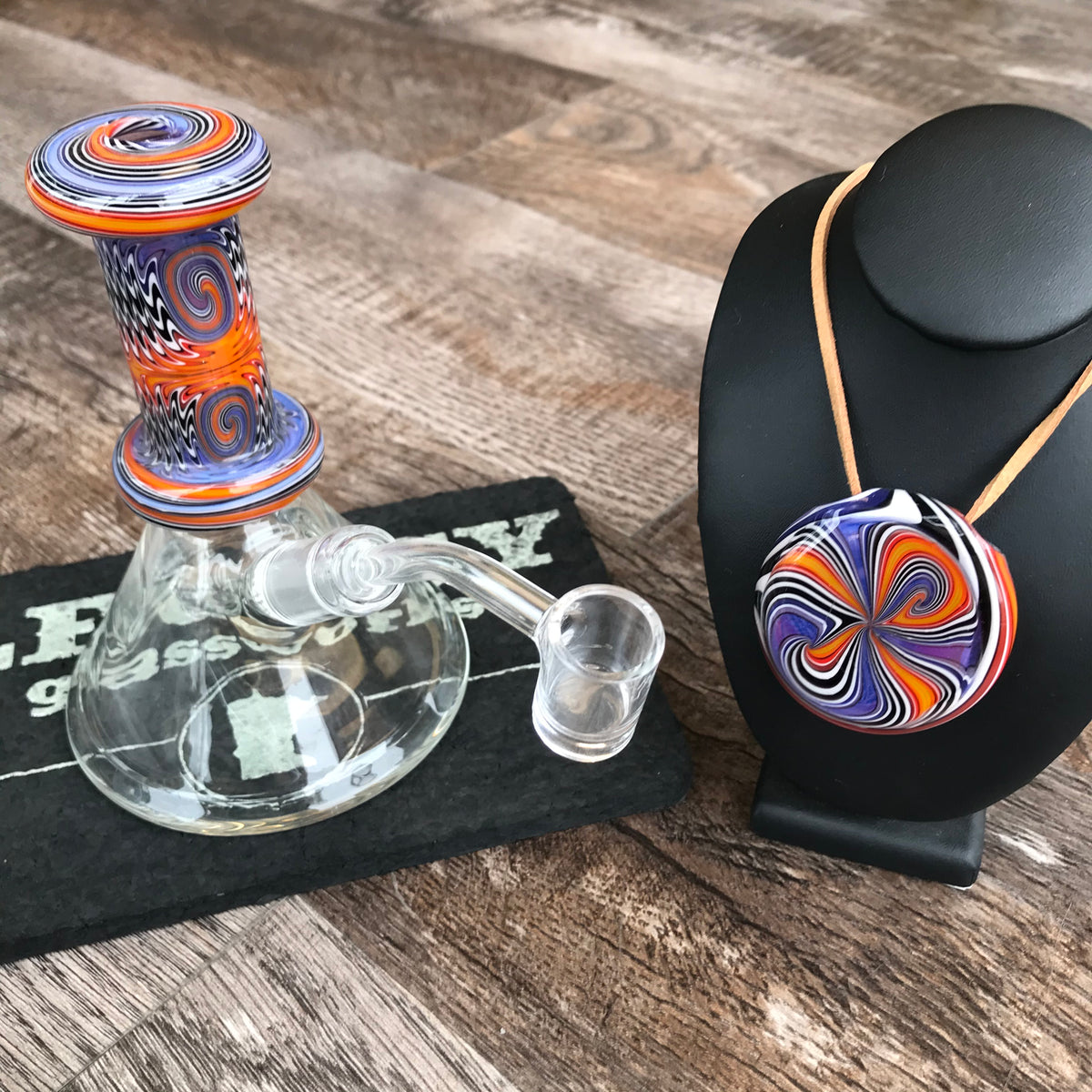 Fogz Wig Wag Beaker & Pendant | Legacy Glassworks