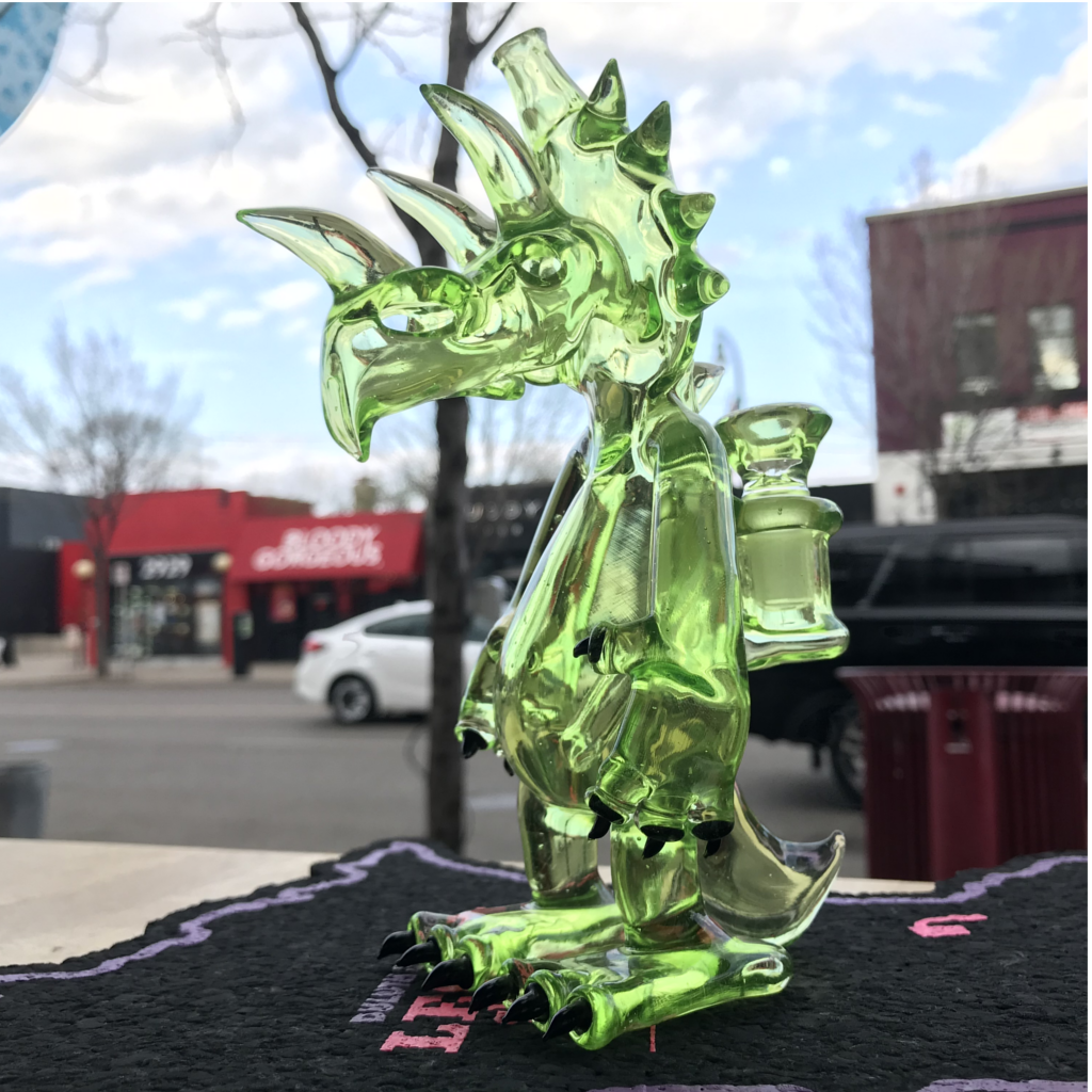 Nerv Heady Triceratops Dino Rig | Legacy Glassworks