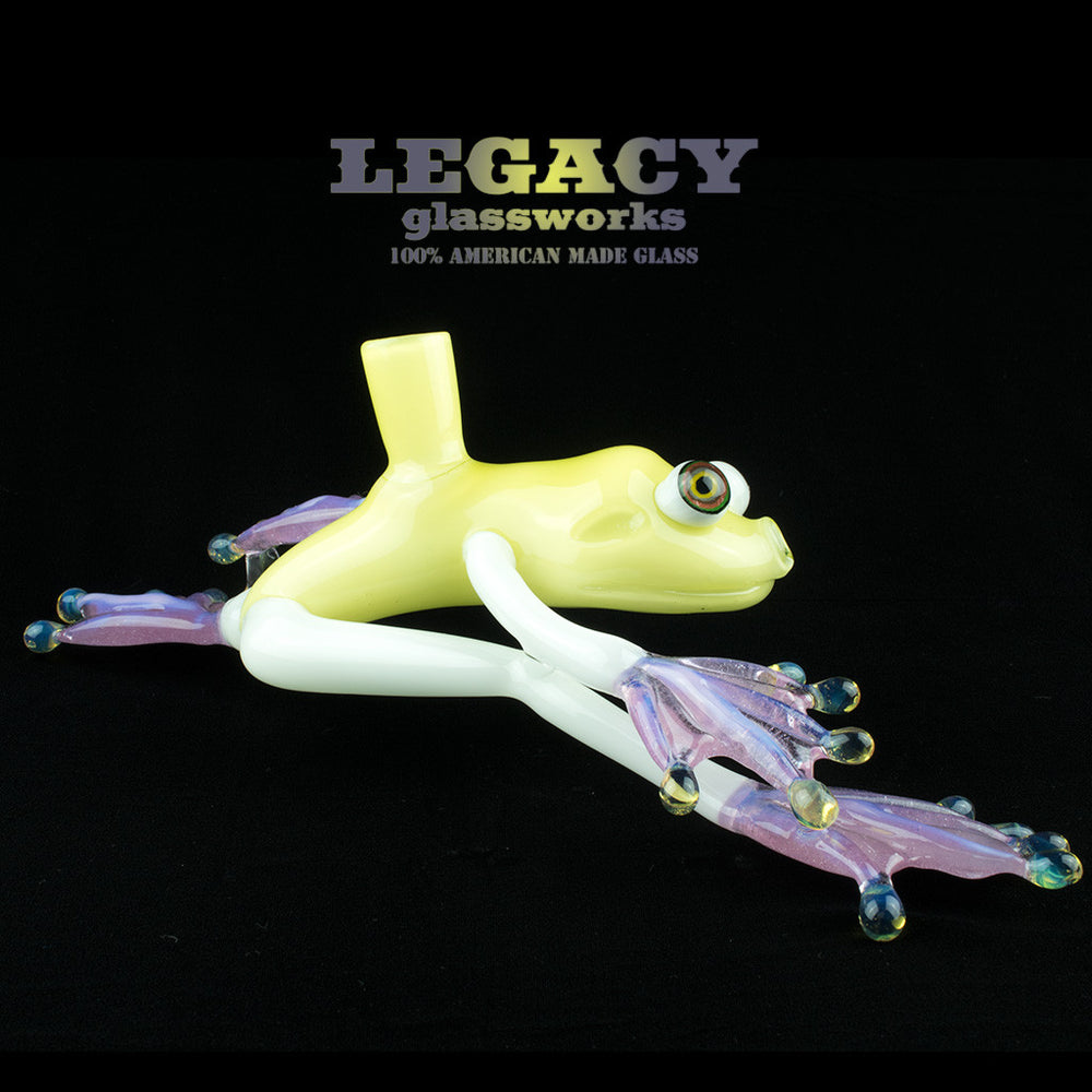 Hops Illuminati Frog | Legacy Glassworks