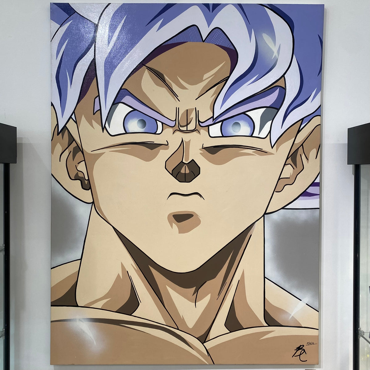 "Goku" Painting by Brandon | Legacy Glassworks