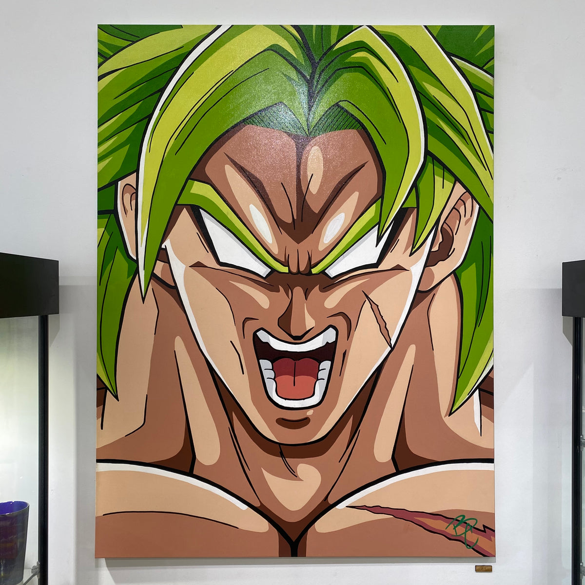 "Broly" Painting by Brandon | Legacy Glassworks