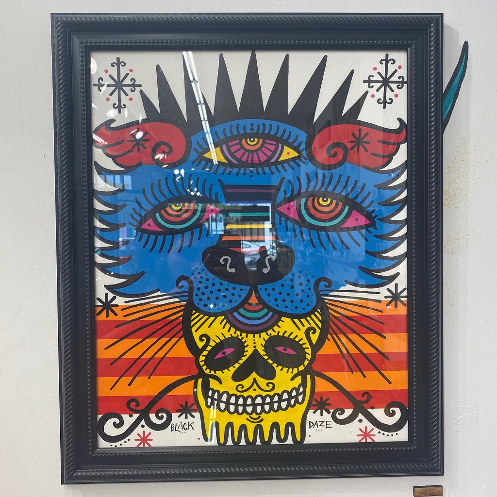 Black Daze "Skull Cat" | Legacy Glassworks