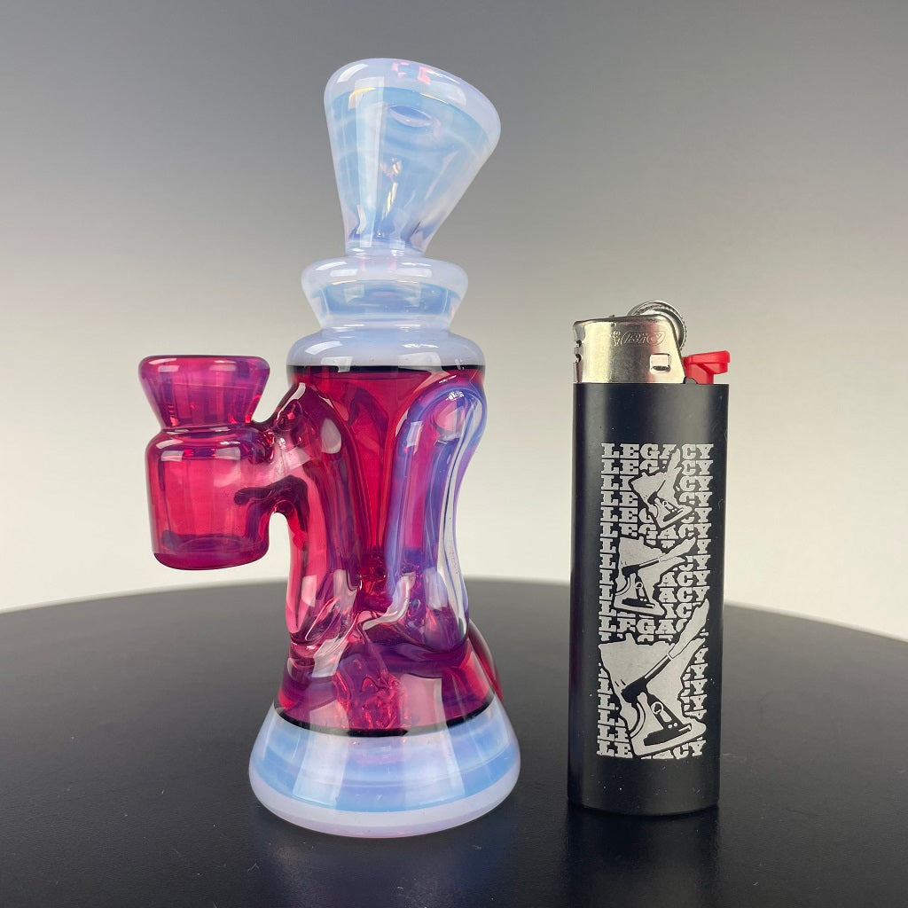 Rycrafted Mini Telemagenta Recycler | Legacy Glassworks