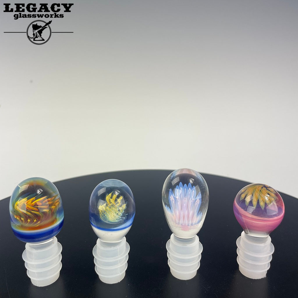 Lil Ben Bottle Stopppers | Legacy Glassworks