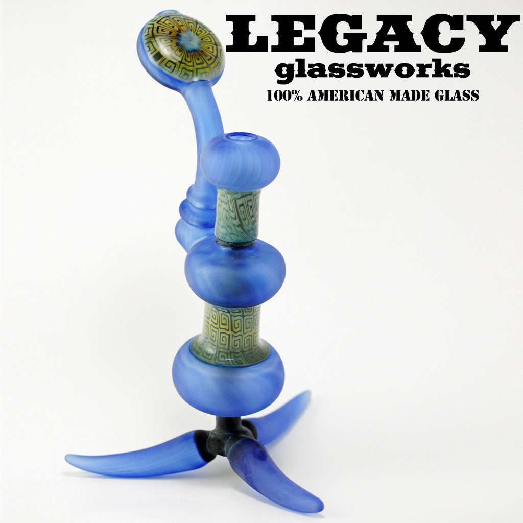 Kayla Om Blasted Rig | Legacy Glassworks