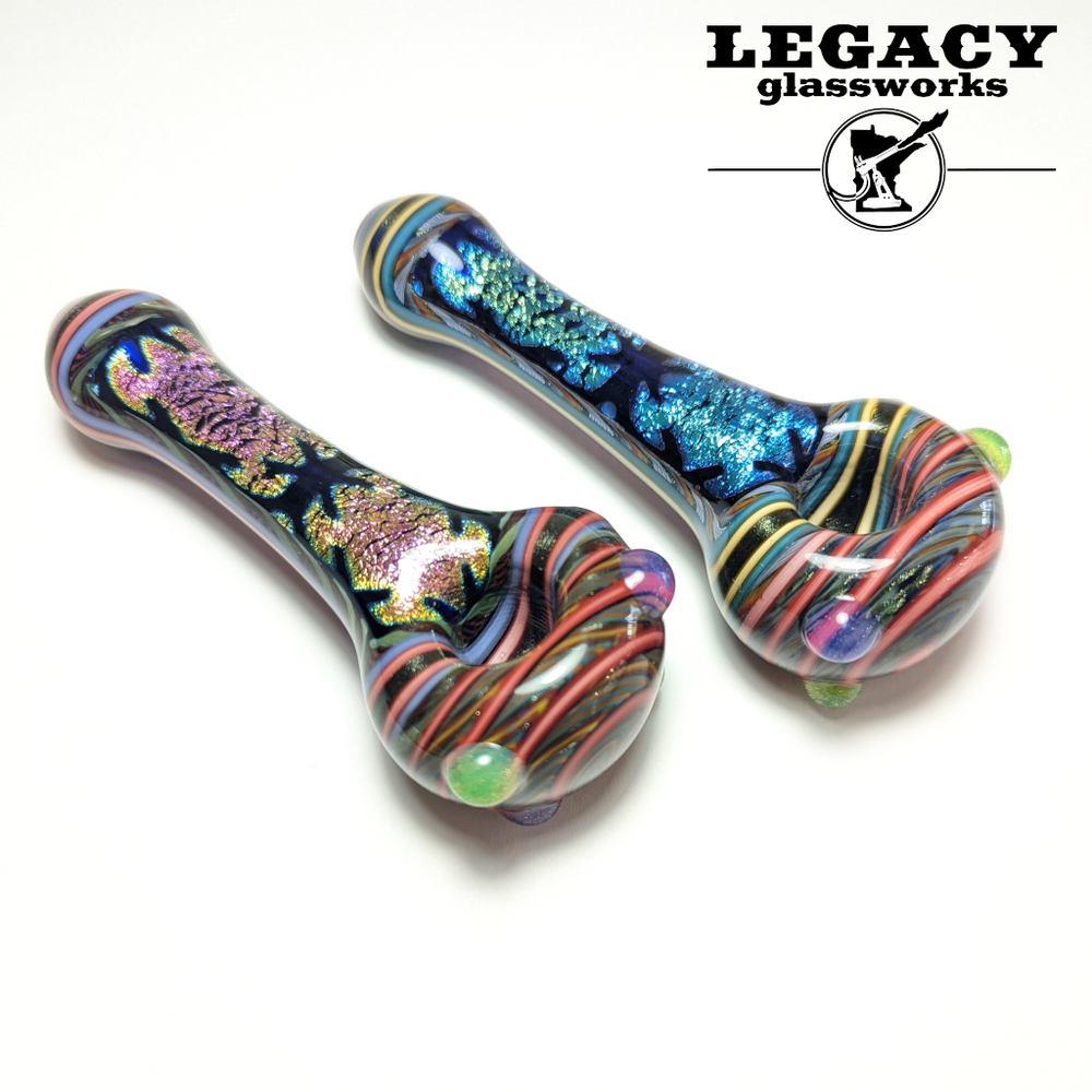 Lab Rat Glass Heady Dichro Puzzle Spoons | Legacy Glassworks